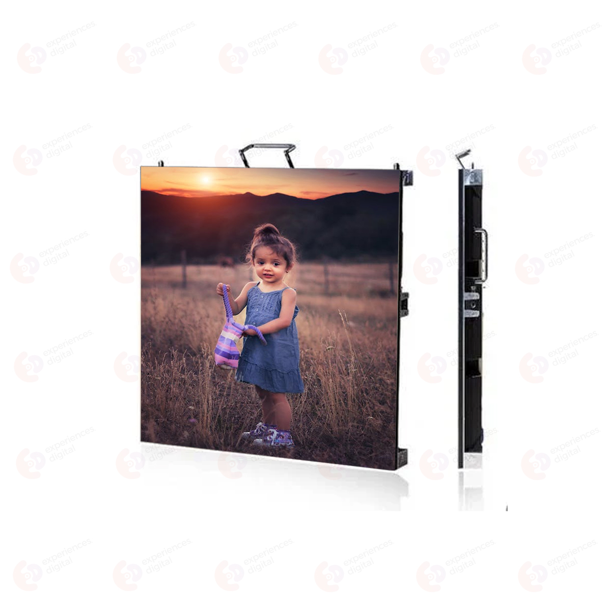 Rectangle LED Video Wall Indoor LED Display 4K, 800w, Display Size: 6x6 ...