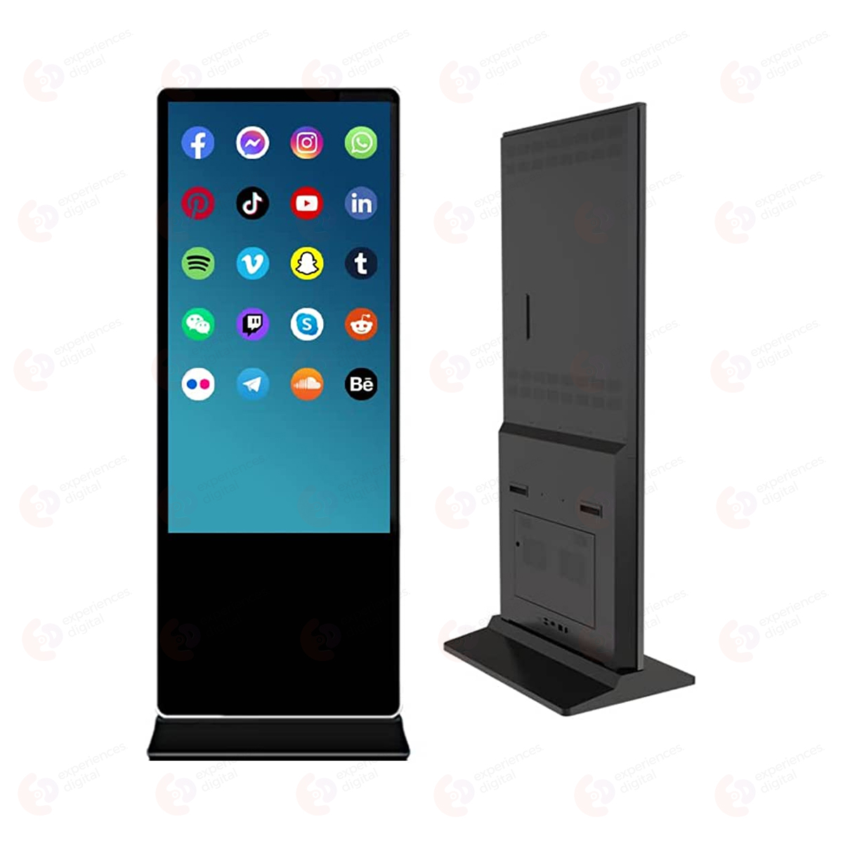 Digital Signage Display Floor Standing kiosk Display 43 Inch - edigital ...