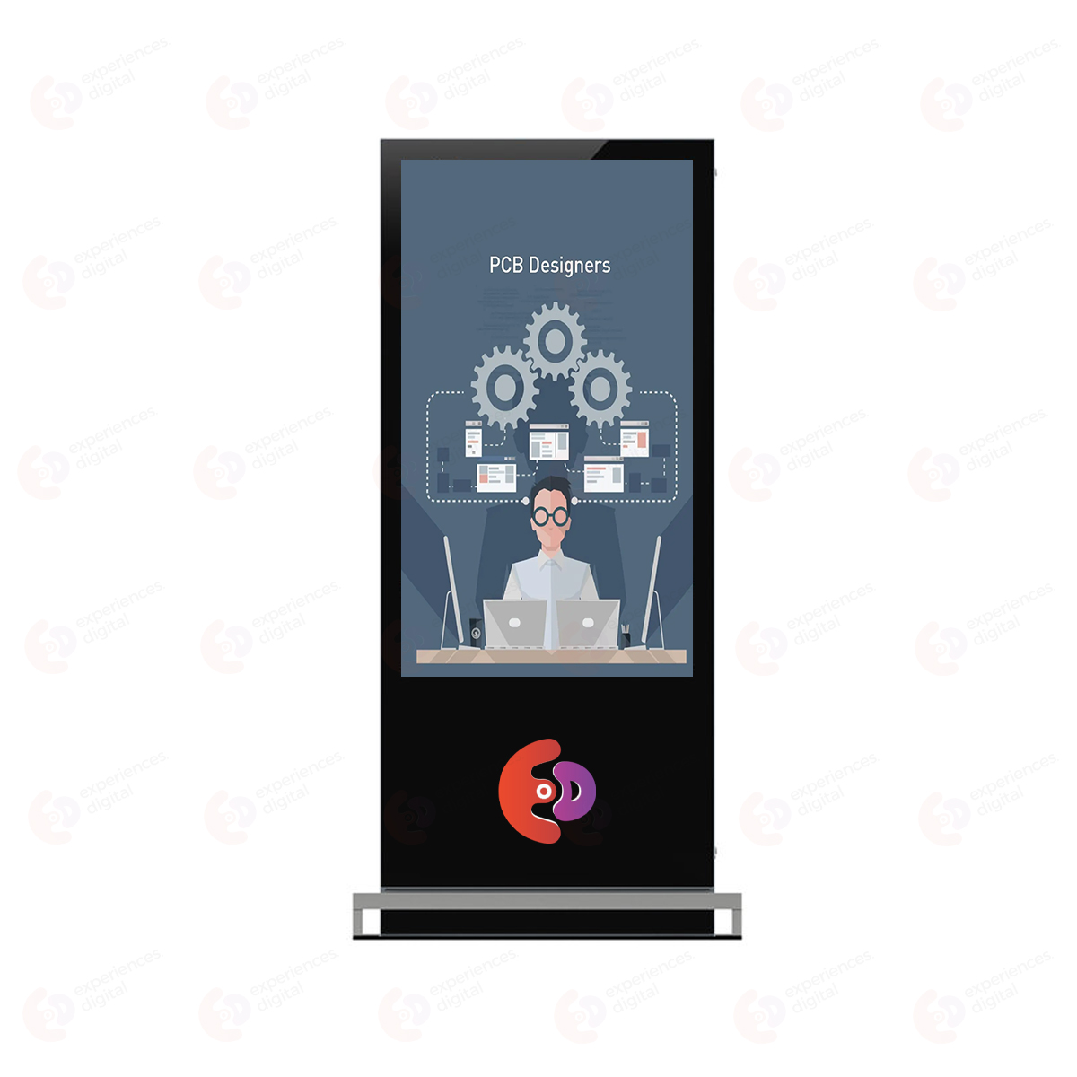 Digital Floor Stand Display - edigital-signage