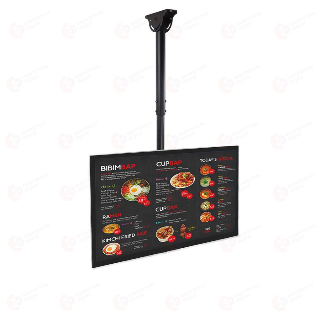 Digital Menu Board Display Screen for Restaurant and Fast Food ...
