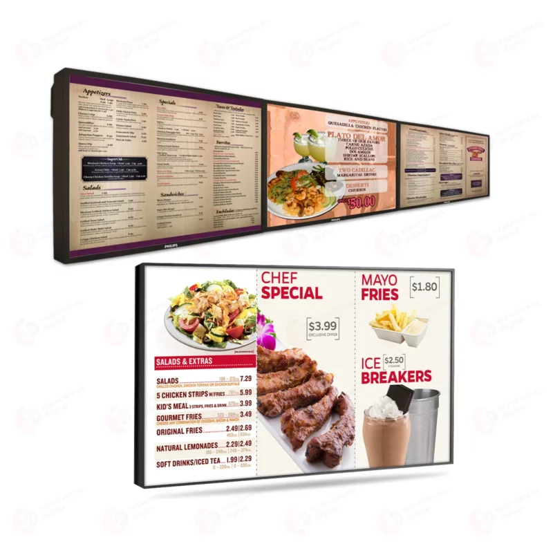 LED Digital Menu Board - edigital-signage
