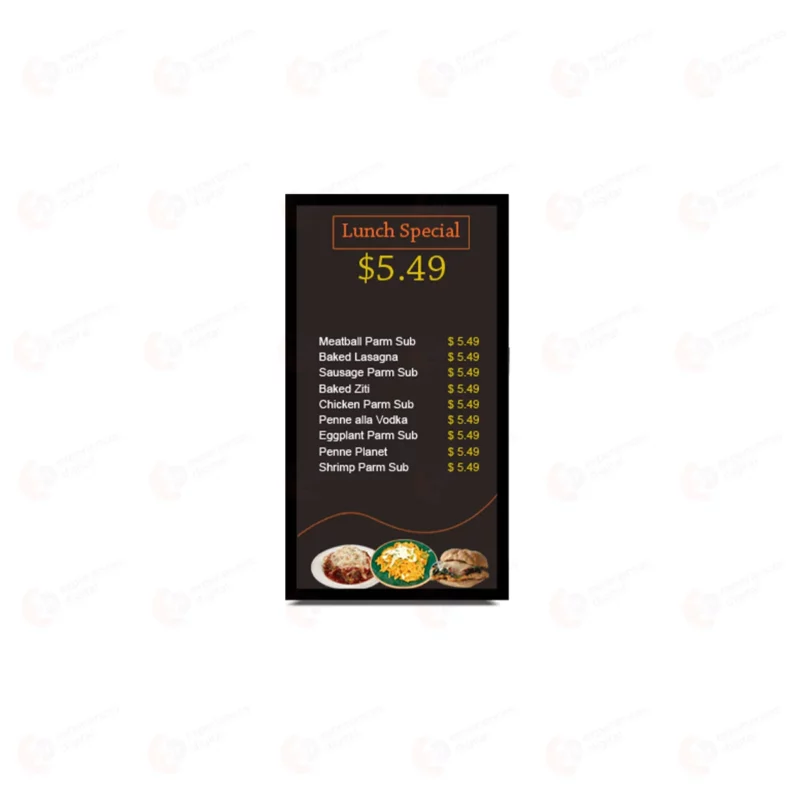 40'' Digital Menu Board Display Screen - edigital-signage